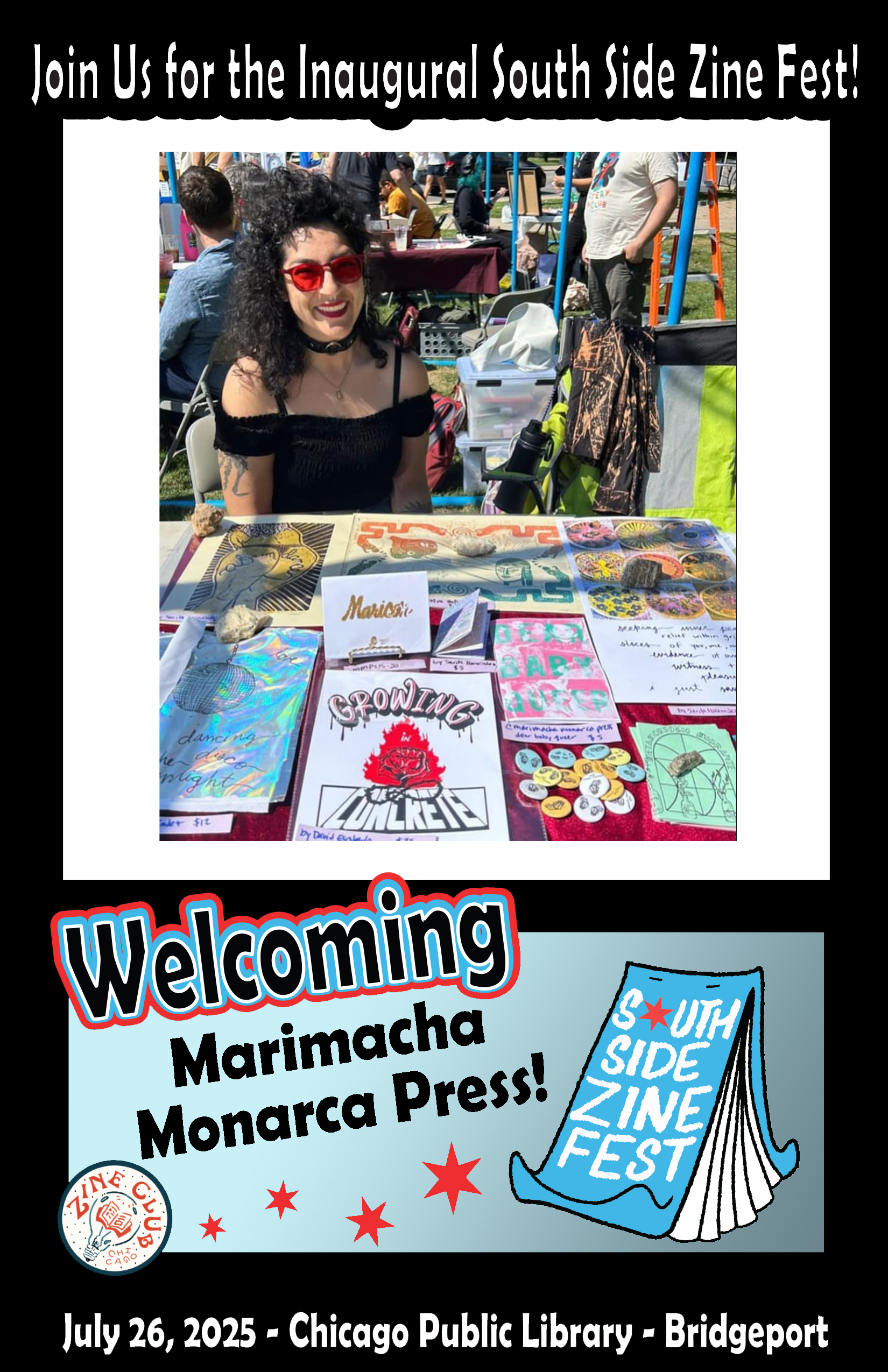 Meet Our #SSZF2025 Zinemakers: Marimacha Monarca Press! – Zine Club Chicago